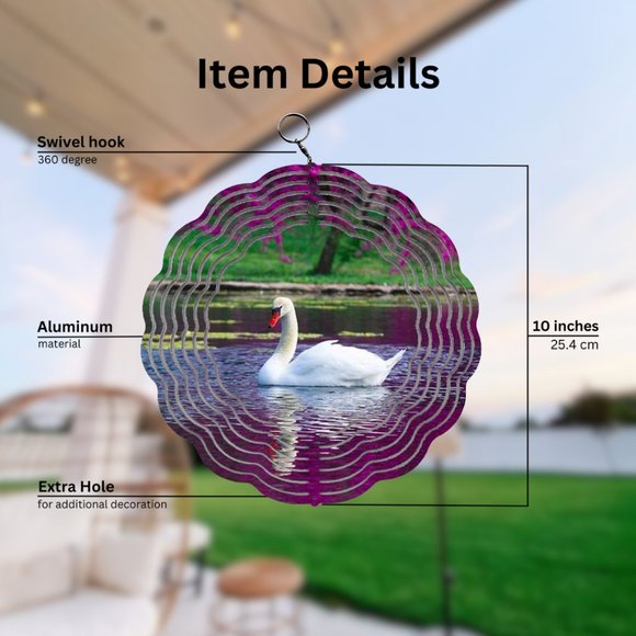 Design | Swimming Duck Wind Spinner With Swivel Hook | Poshmark